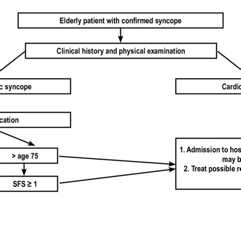 Flowchart For Investigating Syncope In Elderly Patients Sfs San