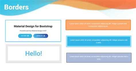 Angular Bootstrap Borders Examples And Tutorial