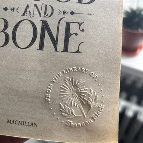 Library Embosser Custom Logo Embosser Book Embosser From The Library Of Book Lover Ts Cat