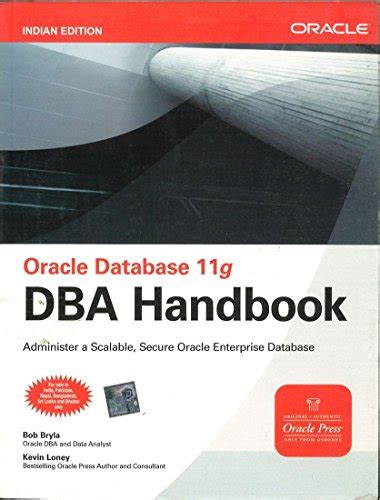 Oracle Database 11g Dba Handbook Bryla 9780070223646 Books