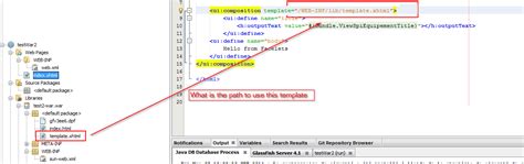 Java Template Ressource On Jsf2 Stack Overflow