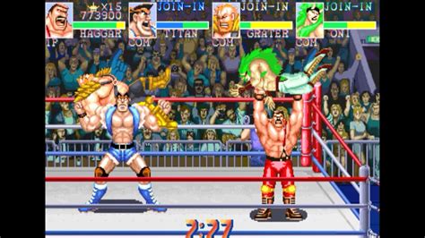 Saturday Night Slam Masters Arcade The Giants Full Game No Loss