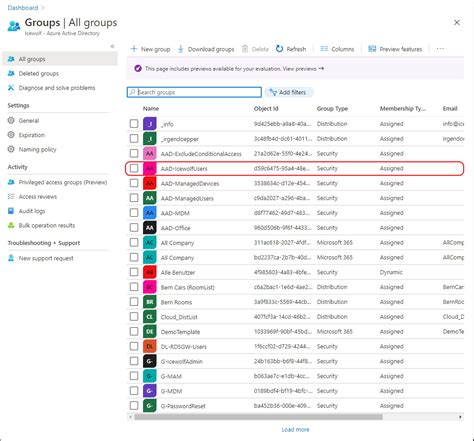 Azure Active Directory Enhanced Group Management Preview Icewolf Blog
