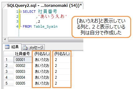 初級編⑥SQLのSELECT文の基本的な構文 SQL Server 虎の巻