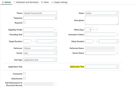 Journey Update Personal Details Application Task Personal Details