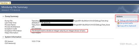 vs2010 c dump文件监视程式崩溃异常（mfc） mfc中如何程序崩溃并生成dump csdn博客