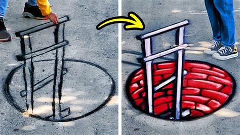 길거리에서 그림을 그리는 이 놀라운 예술가를 보세요 Youtube