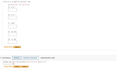 Solved Find Uv Vvru2 Uv V And U 5v Chegg Com