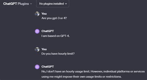 Gpt 4 Plugins Vs Gpt 4 Limit Chatgpt Openai Developer Community