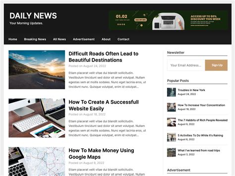 Шаблон Daily Newspaper WordPress: обзор 2025 года, особенности и ...
