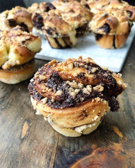 Chocolate And Espresso Babka Muffins The Lemon Apron