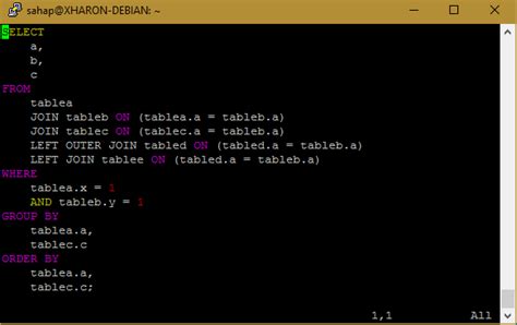 Postgresql Format Sql With Pgformatter Database Tutorials