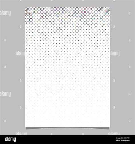 Diagonal Square Pattern Brochure Template Mosaic Page Background Stock Vector Image And Art Alamy