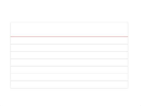 Index Card Examples To Download