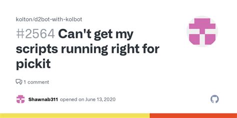 Cant Get My Scripts Running Right For Pickit · Issue 2564 · Koltond2bot With Kolbot · Github