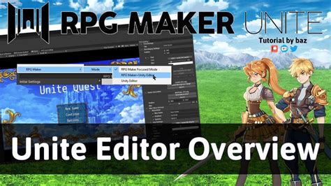 Editor Overview Rpg Maker Unite Youtube