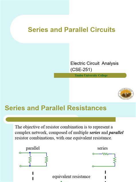 Lecture 3 Series And Parallel Circuits Pdf Series And Parallel