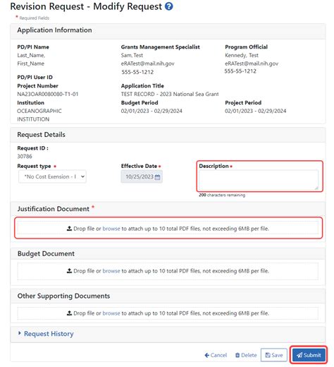 Revision Requests For Doc Awards