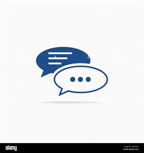 Typing In A Chat Bubble Icon Comment Sign Symbol Stock Vector Image