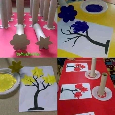 عکس ها و تصاویر نقاشی درخت باهوشک