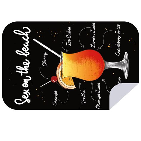 Microfibre Xl Printed Towel Sex On The Beach Bobums