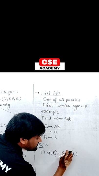 First And Follow In Compiler In Compiler Design Find First In Compiler Compiler First