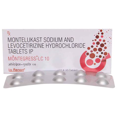 Montegress Lc 5mg 10mg Tablet View Usage Side Effects Price And Subtitute Egmedi