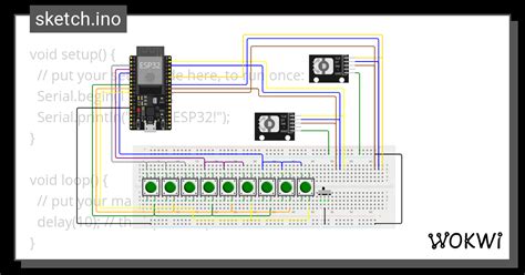 Button Box Test Breadboard Wokwi Esp32 Stm32 Arduino Simulator