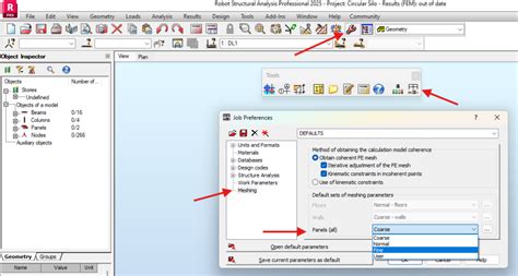 Refining Fea Mesh In Robot Structural Analysis Micrographics