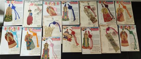 한국 전통 책갈피 15개 당근 중고거래