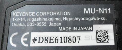 Keyence Mu N11 Multi Sensor Controller 24vdc Plc Toolbox Supply