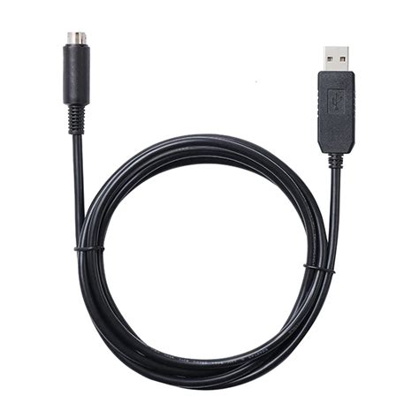 Pl2303 Usb Rs232 Serial To Mini Din 8p Converter Adapter Programming Cable For Allen Bradley