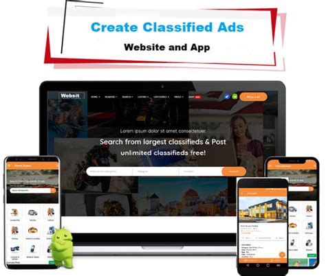 create classified ads website and app like olx by varsha963 fiverr