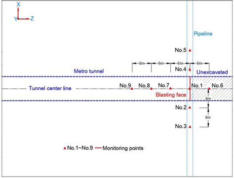 Layout Of The Monitoring Points Download Scientific Diagram