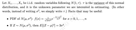 Solved Let X1 … Xn Be I I D Random Variables Following
