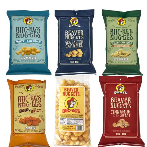Buc Ees Beaver Nuggets Variety Pack 6 Epic Flavors Authentic Texas