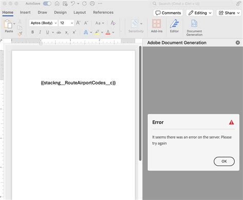 Adobe Doc Gen It Seems There Was An Error On The Adobe Product Community 13307418