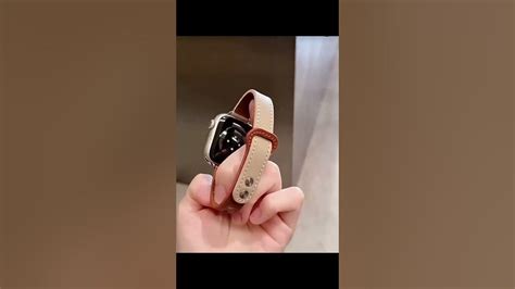 애플워치스트랩 슬림호환 투톤 가죽스트랩 밴드 Youtube