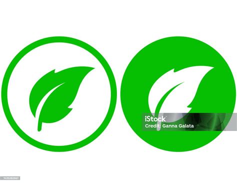 Simple Leaf Icon Stock Illustration Download Image Now Biology