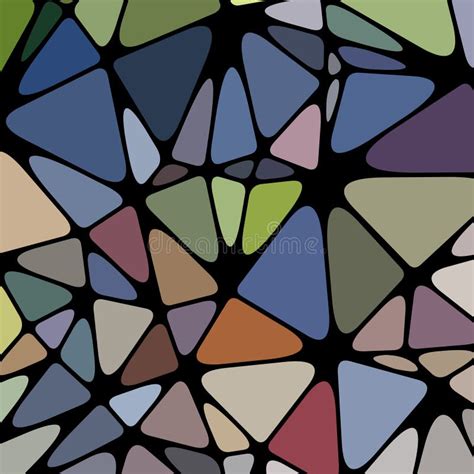 Abstract Low Polygon Gradient Generative Art Background Illustration Stock Vector Illustration