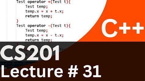 Cs201 Short Lecture 31 Vu Short Lectures Cs201 Short Lectures M Taimoor Ameen Youtube