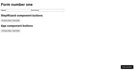 React Bootstrap Wizard Examples Codesandbox