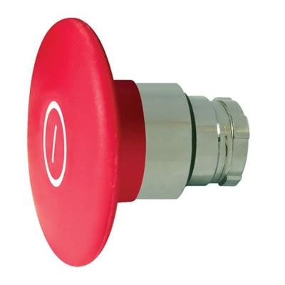 Altech Corp AMPPJ PUSH BUTTON OPER MM NON ILL MM HEAD MUSH PUSH PULL RED RS