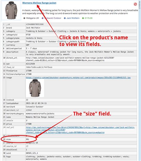 Add Size As A Product Attribute Datafeedr Documentation