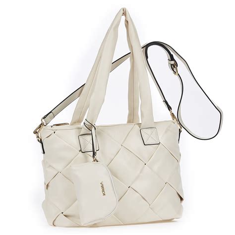 Verde Γυναικεία Τσάντα Ώμου 16 6744 Άσπρο Sequoiagr