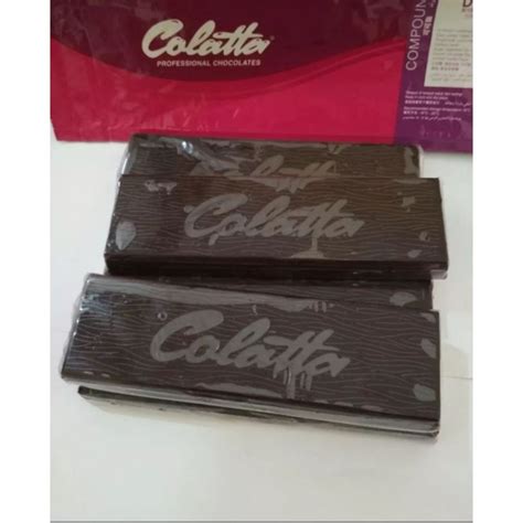 Jual Coklat Batang Collata Dark Compound 200gr Shopee Indonesia