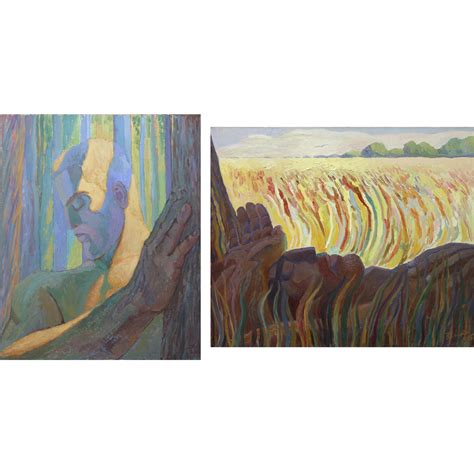 Купить картину Диптих Земля в Москве от художника Загитов Владимир