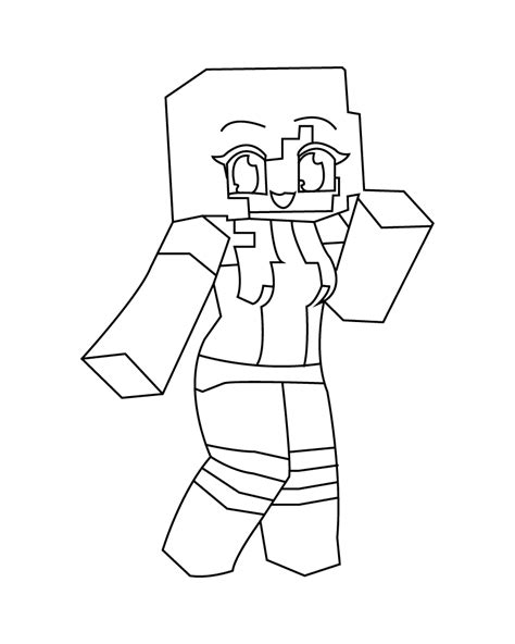 Aphmau Coloring Page
