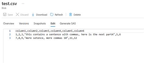 csv file not properly previewed microsoft qanda