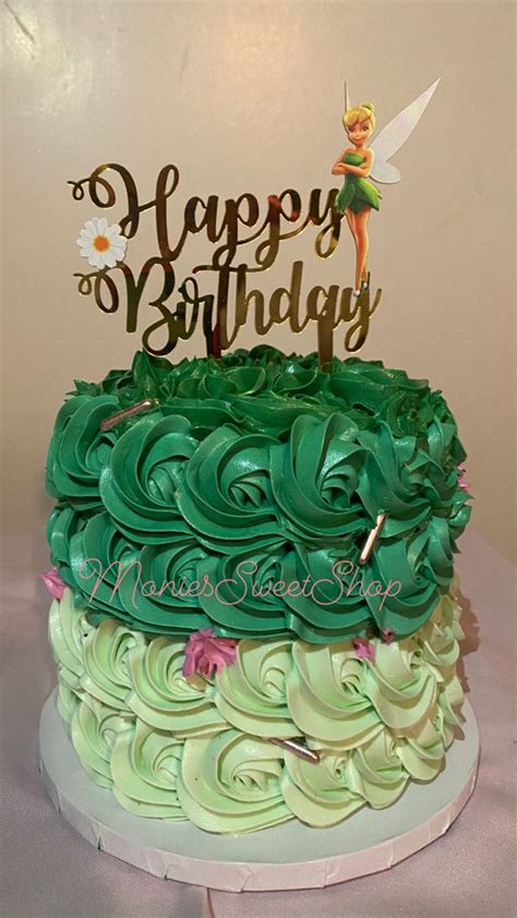 Tinkerbell Theme Chocolate Cake